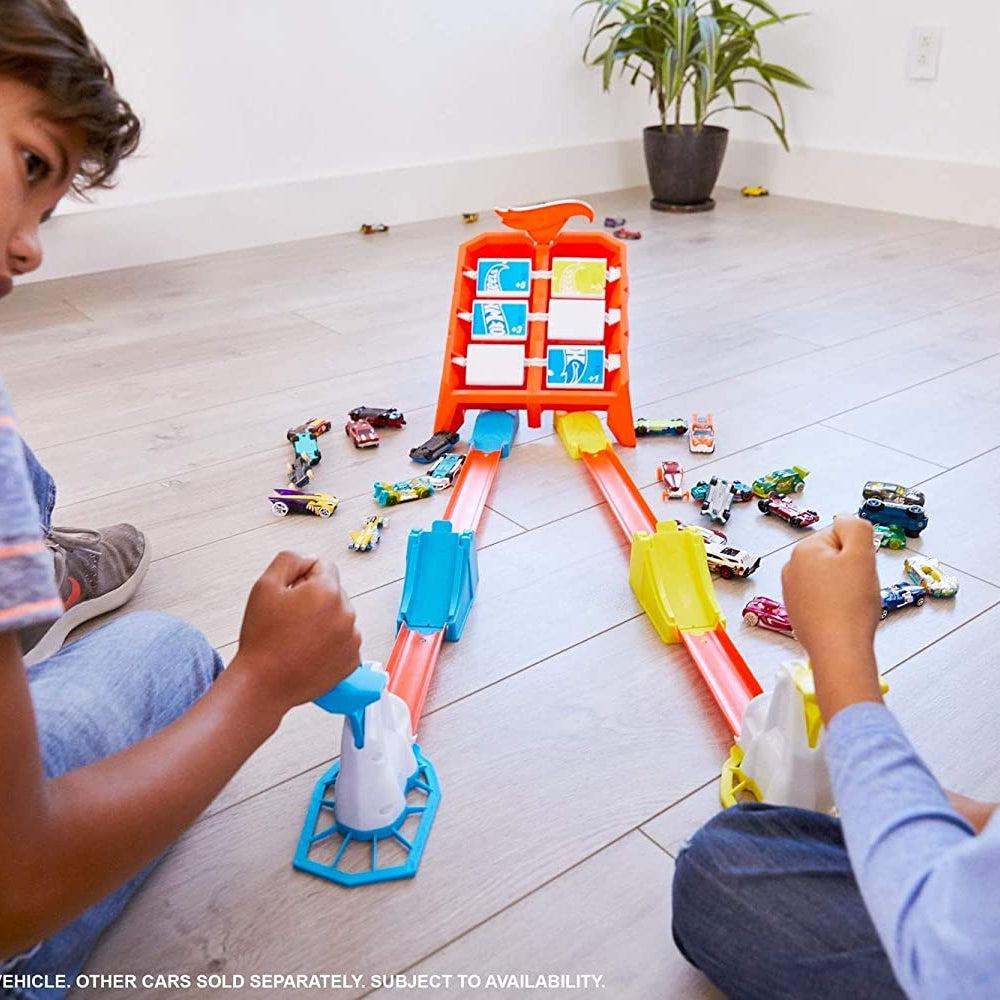 Hot Wheels Launch Across Challenge Playset | Hot Wheels Playset | ToyDip