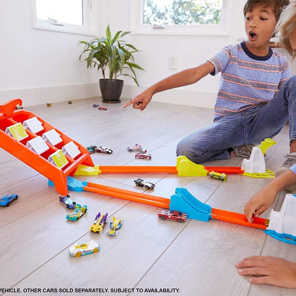 Hot Wheels Launch Across Challenge Playset | Hot Wheels Playset | ToyDip